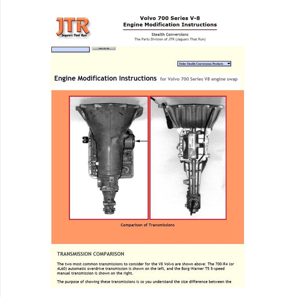 Volvo 700 Series Free Download: Engine Modification Instructions ...